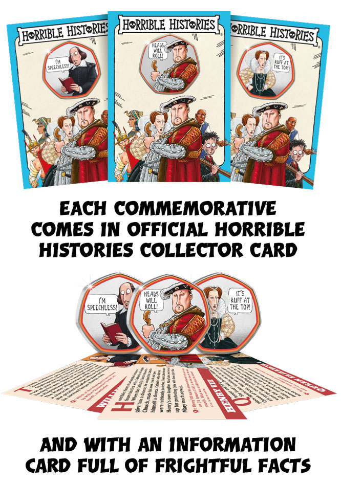 The Terrifying Tudors Commemoratives