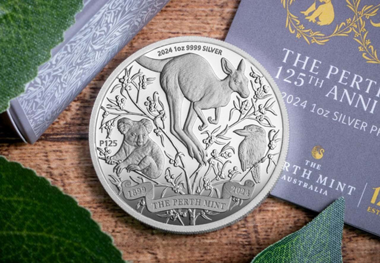 The Perth Mint: 125th Anniversary 1oz Silver Proof Coin