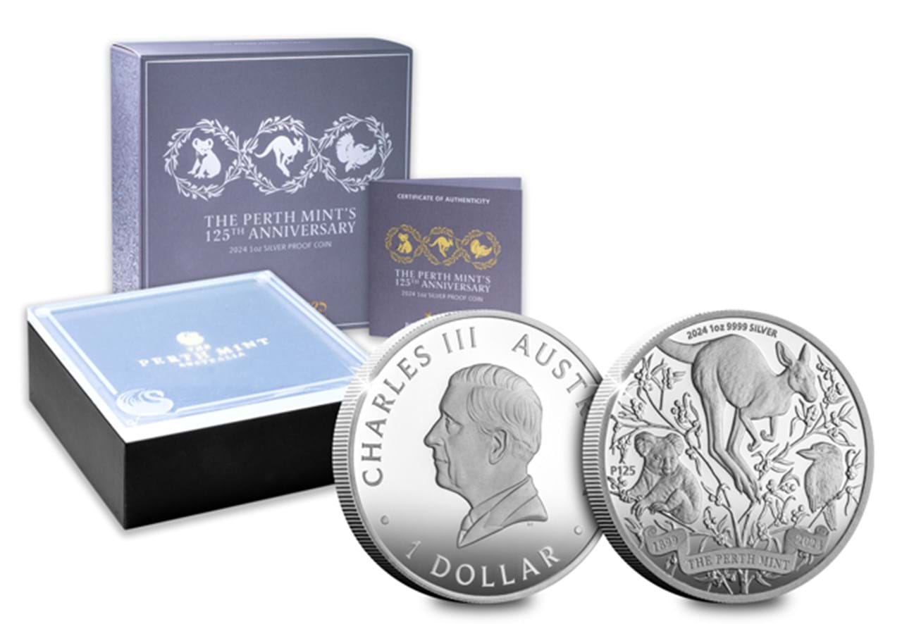 The Perth Mint: 125th Anniversary 1oz Silver Proof Coin