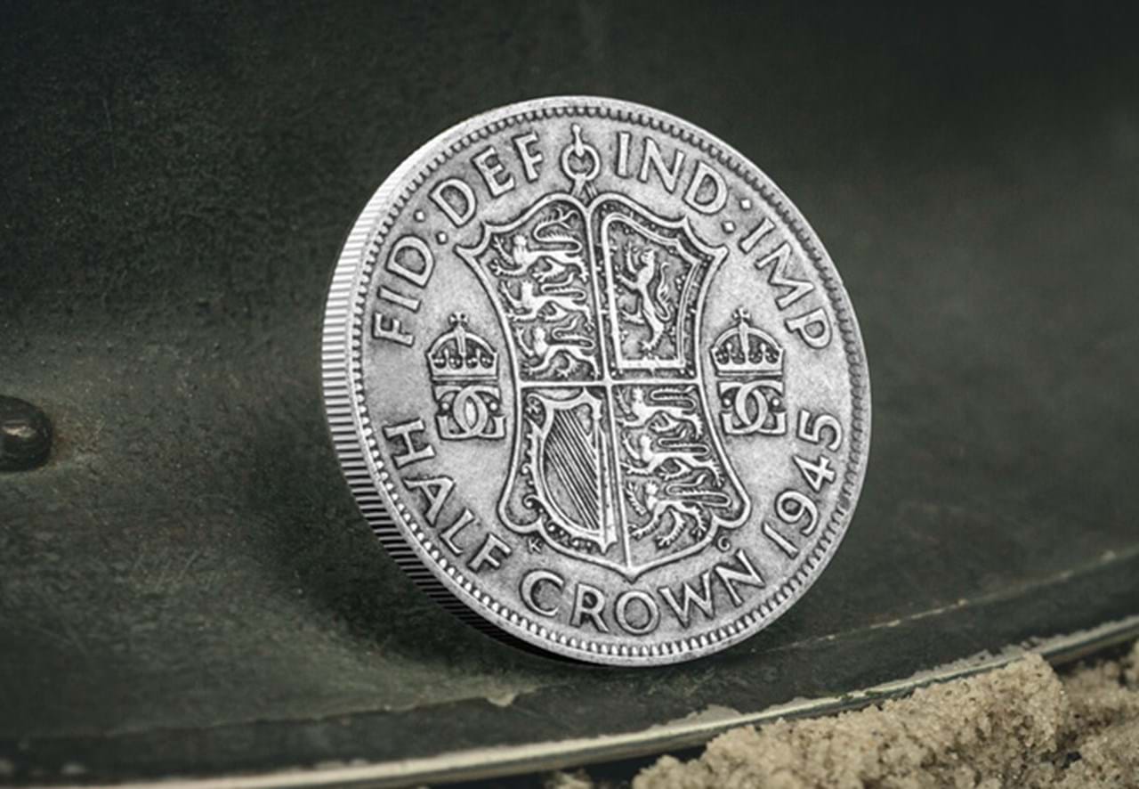 Flown World War Two Half-Crown Pairing