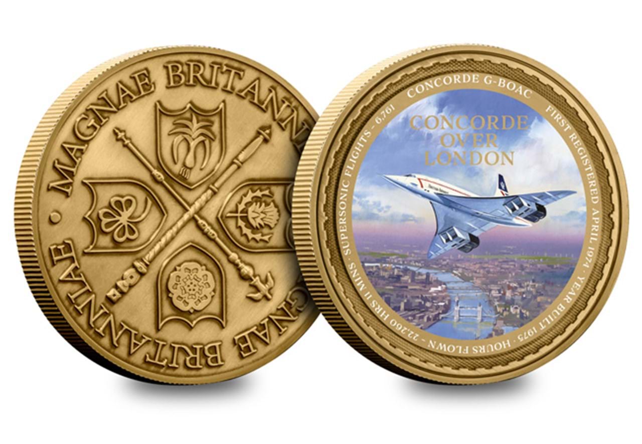 The Supersize Concorde 100mm Medal