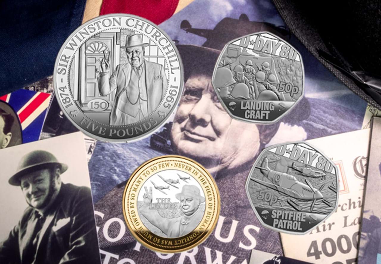 Winston Churchill 150th Silver Coin Set – Limited Edition Commemorativ
